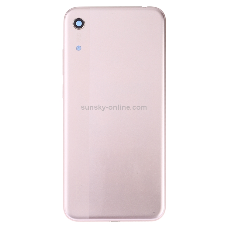 Huawei Honor Play 8A (Gold) 용 카메라 렌즈 및 측면 키가있는 배터리 뒷면 덮개