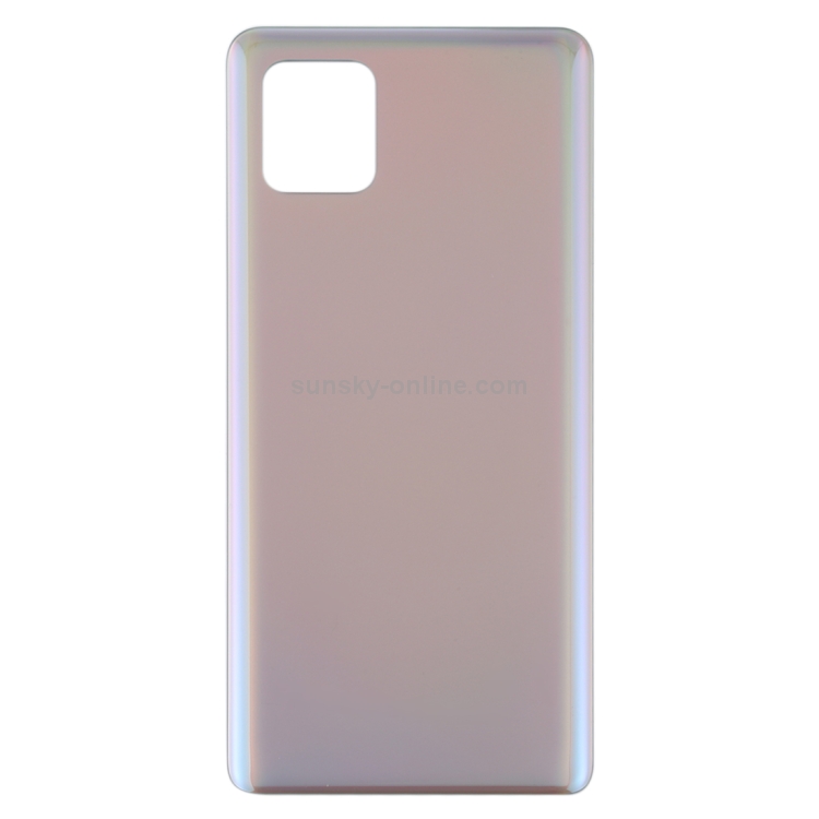 สำหรับ Samsung Galaxy A91 ฝาหลังแบตเตอรี่ (สีเงิน)