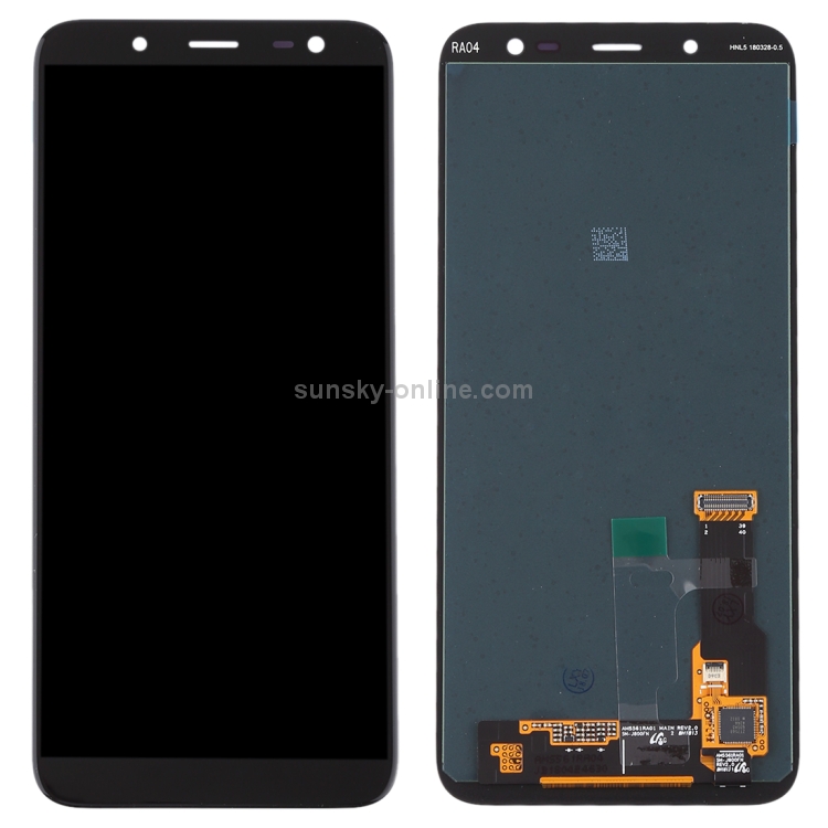 Galaxy A6 (2018) / A600 (Black) 용 LCD 화면 및 디지타이저 풀 어셈블리
