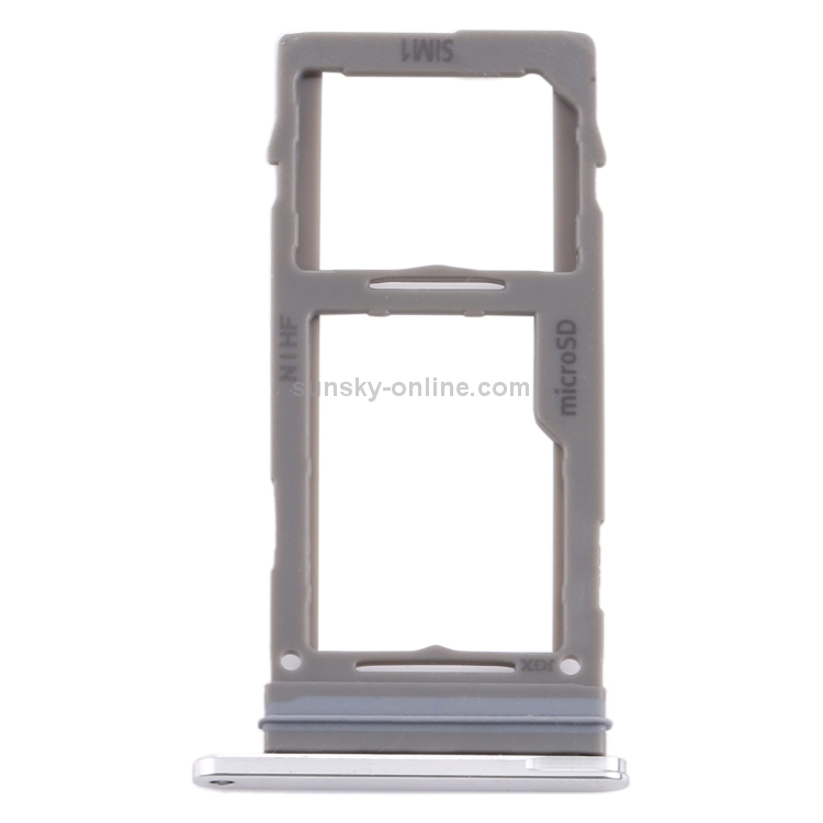For Samsung Galaxy Note20 Ultra SIM Card Tray + Micro SD Card Tray (Silver)