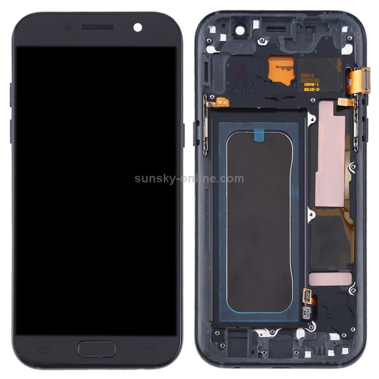 Galaxy A5 (2017) SM-A520F (Black) 용 TFT 소재 LCD 화면 및 디지타이저 전체 어셈블리