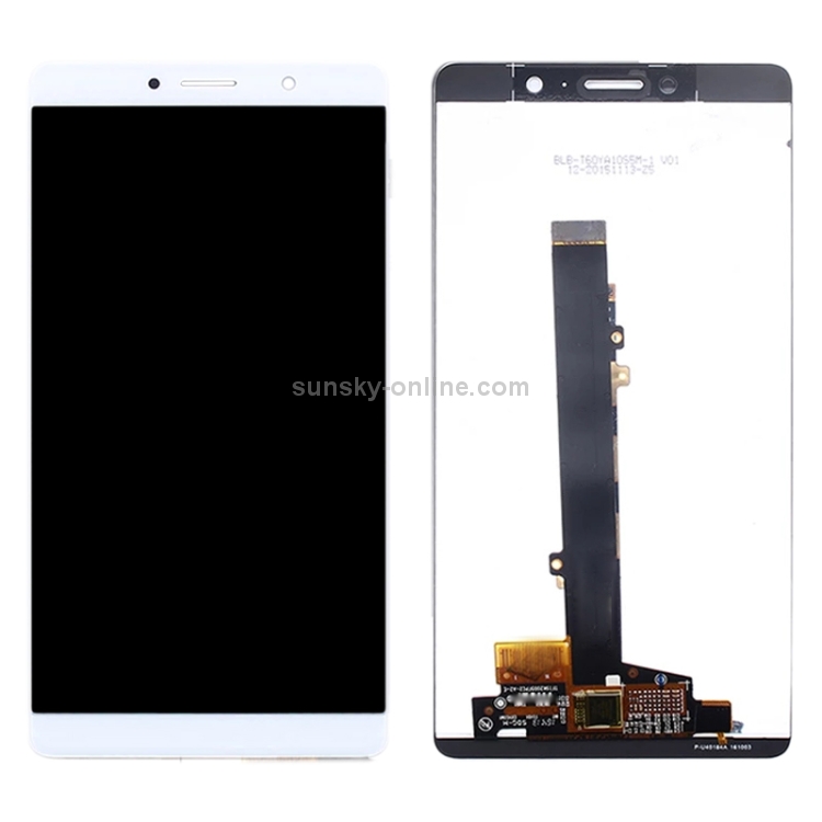 ZTE Blade C2017 Axon 7 Max용 OEM LCD 화면(디지타이저 전체 어셈블리 포함)(흰색)
