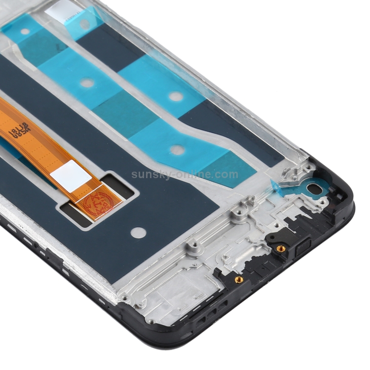 OPPO A8 PDBM00 용 프레임이있는 LCD 화면 및 디지타이저 전체 어셈블리