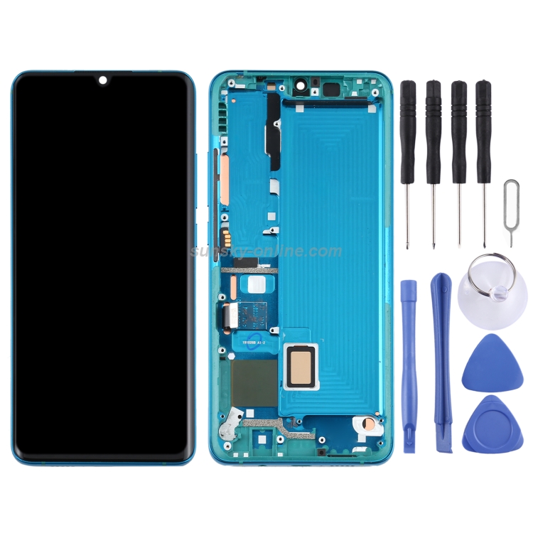 หน้าจอ LCD ดั้งเดิมและชุดประกอบ Digitizer แบบเต็มพร้อมกรอบสำหรับ Xiaomi Mi CC9 Pro / Mi Note 10 ...