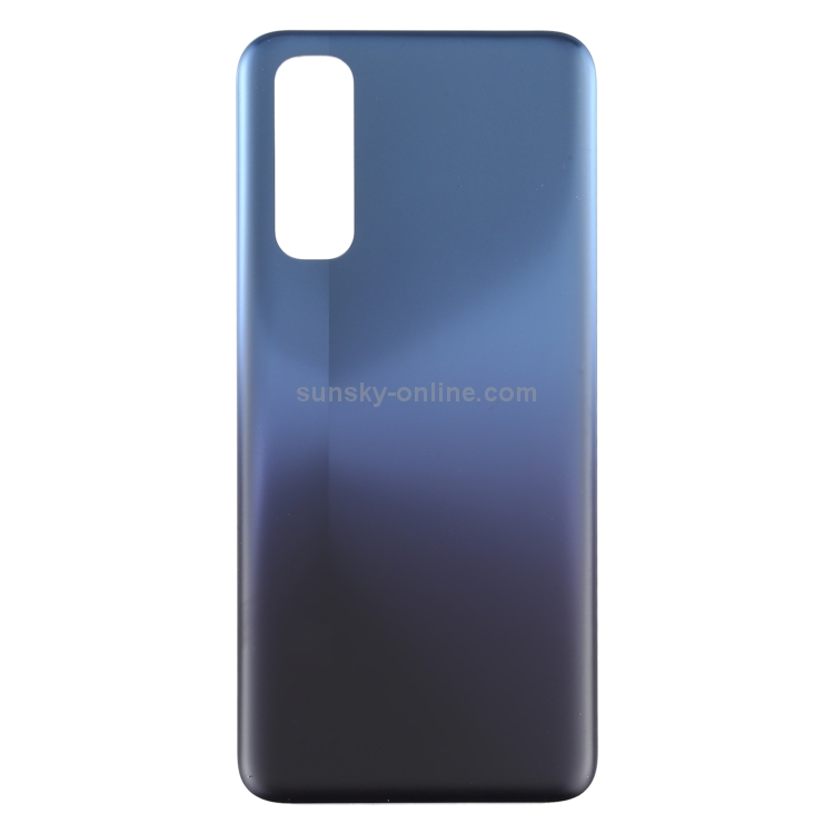 ฝาหลังแบตเตอรี่สำหรับ OPPO Realme 7 / RMX2155 / RMX2151 / RMX2163 (สีดำ)