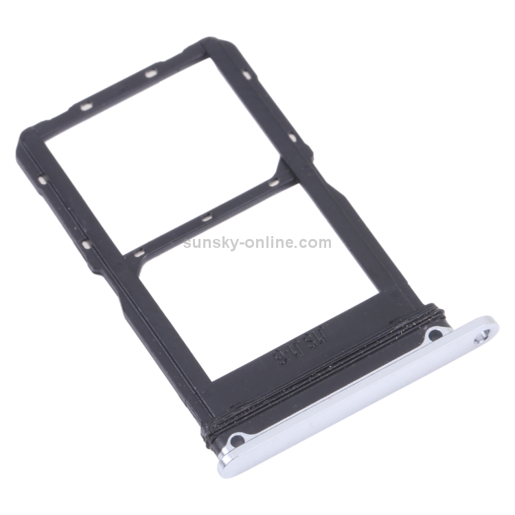 SIM Card Tray + SIM Card Tray for Xiaomi Mi 10S (Silver)