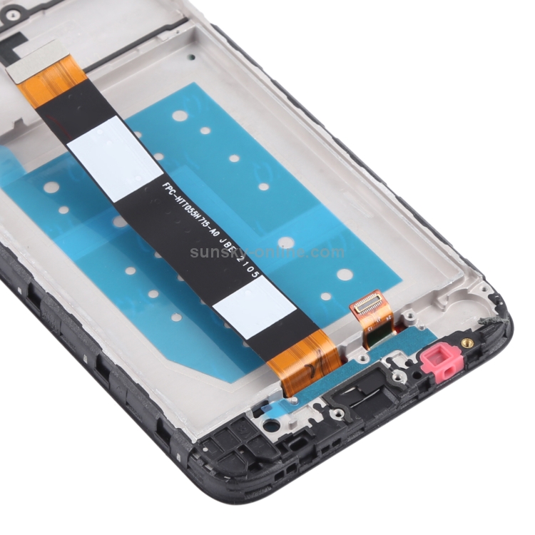 OEM LCD Screen for Huawei Y5p Digitizer Full Assembly With Frame(Black)