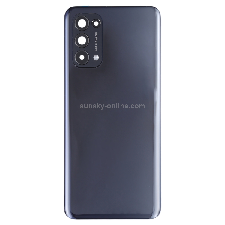 OPPO RENO5 5G / X3 LITE PEGM00, PEGT00, CPH2145 (블랙) 용 원래 배터리 백 커버