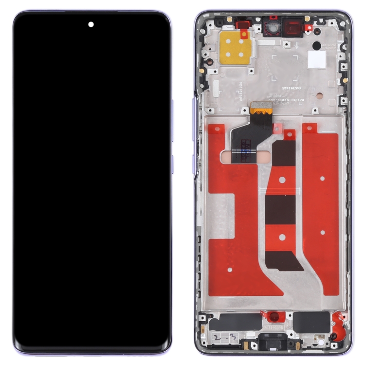 หน้าจอ OLED LCD ดั้งเดิมสำหรับ Huawei Nova 9 Digitizer Full Assembly พร้อมกรอบ (สีม่วง)