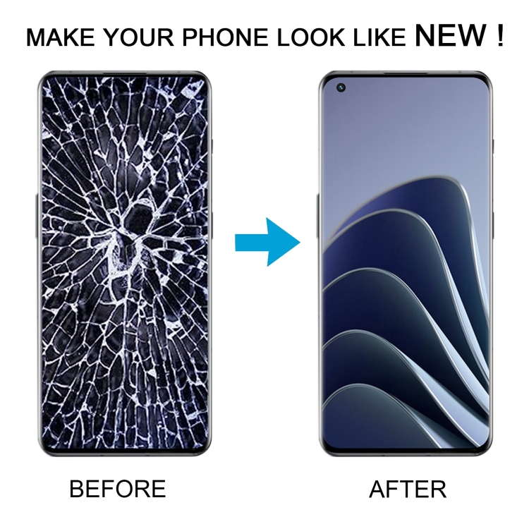 OnePlus 10 Pro NE2210 NE2211 NE2213 LCD 화면 디지타이저 전체 어셈블리(프레임 포함)(검은색)