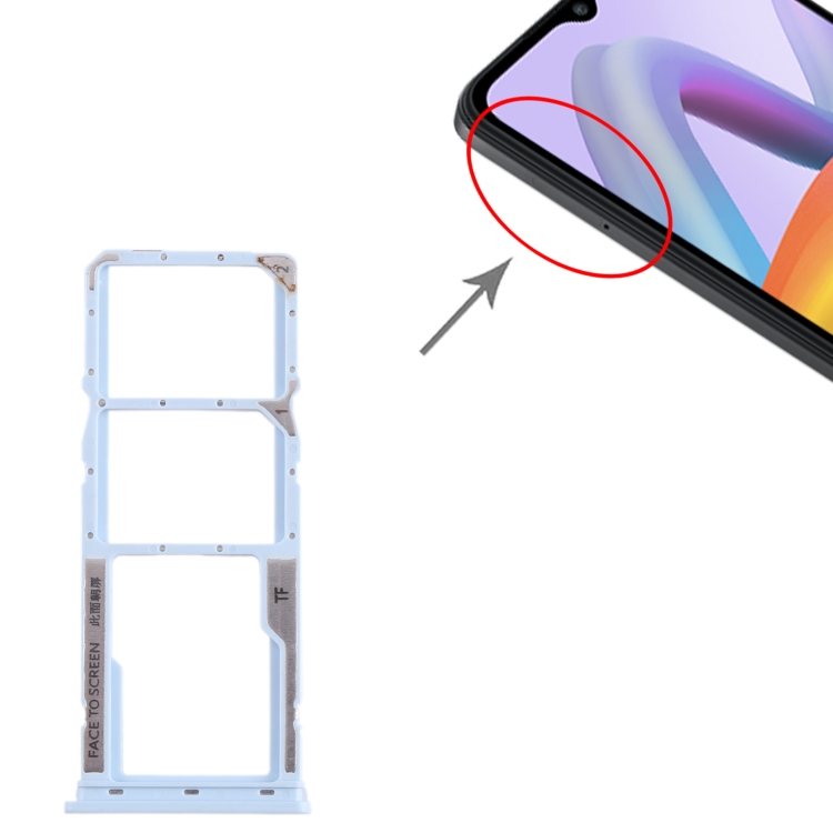 For Xiaomi Redmi A2+ SIM Card Tray + SIM Card Tray + Micro SD Card Tray ...