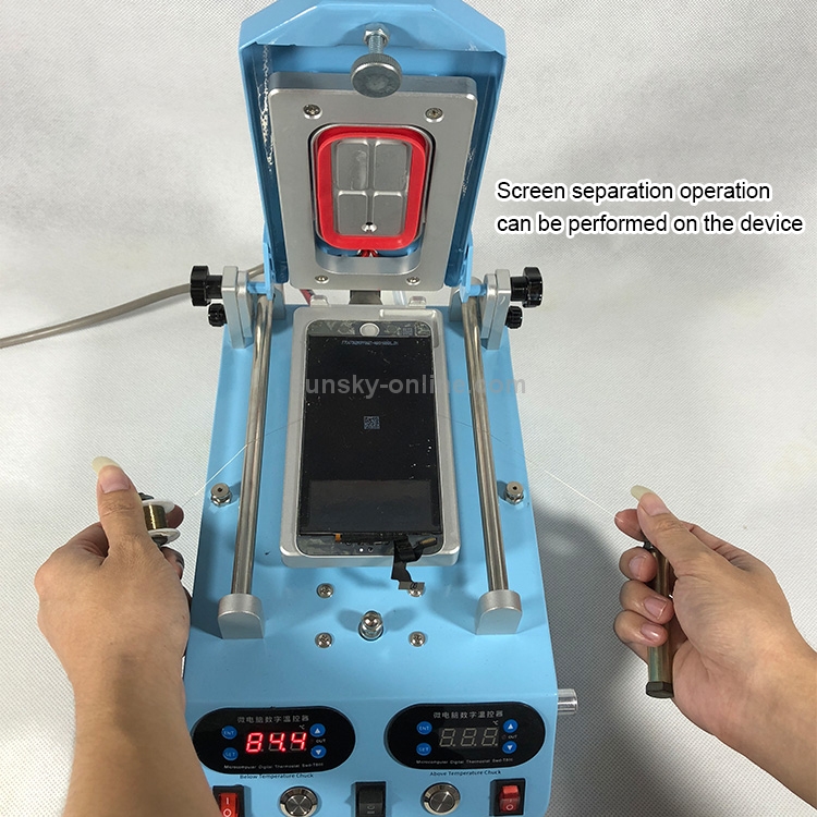 TBK-268 220V Flat Curved Screen Glass Middle Frame Separate Manual LCD ...