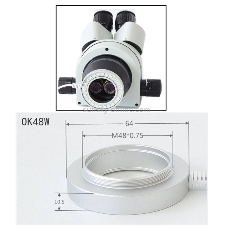 LED Ring Light Source for Microscope