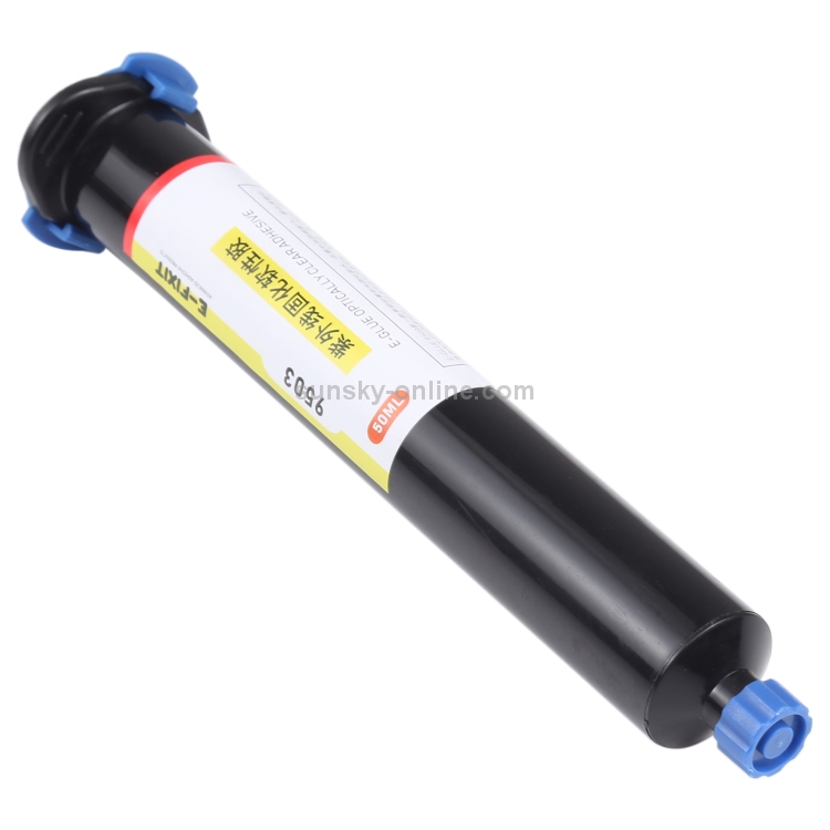 50ml 9503 광학적으로 투명한 접착 방수 접착제 Lcd Uv 자외선 경화 소프트 접착제