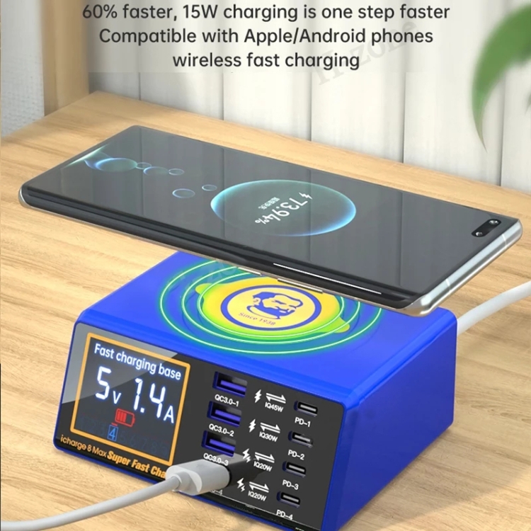 Mechanic icharge 8 Max QC 3.0 USB Smart Charger Support Fastcharging ...