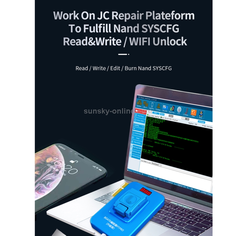 JC PCIE-P7 Pro Nand Programmer For iPhone SE/6s/6s Plus/7/7 Plus/iPad ...