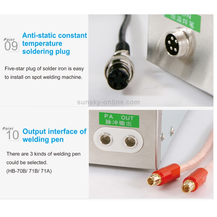 SUNKKO 709AD + 3.2KW Pulse Spot Welder Machine เครื่องบัดกรีจุด ...