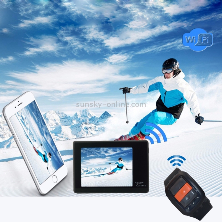 F88BR 4K Portable WiFi Waterproof StarVision Sport Camera with Remote ...