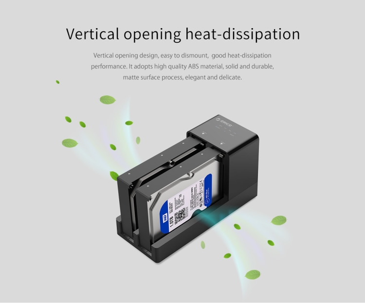 ORICO 6528US3-C 2,5 / 3,5-дюймовый корпус для жесткого диска с дубликатором