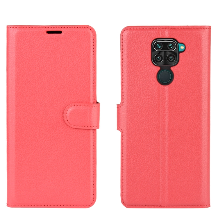สำหรับ Xiaomi Redmi Note 9 / 10X 4G เนื้อลิ้นจี่เคสกันกระแทกแนวนอนพร้อม ...