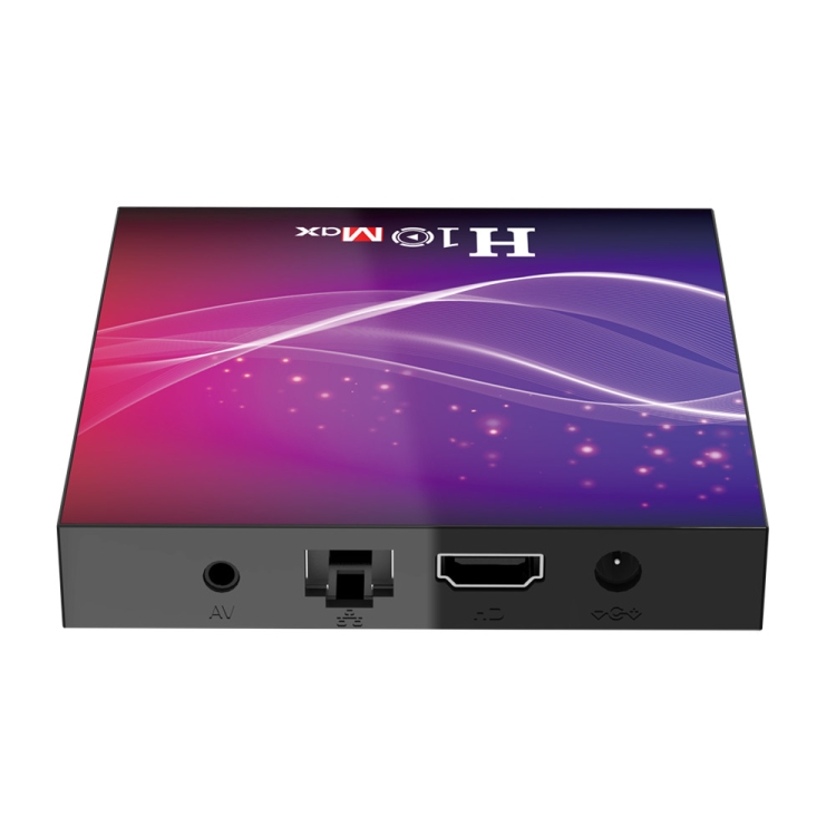 H10 MAX H6 4K HD Android 10 Red Set-Top Set-Top WiFi Smart TV Box ...