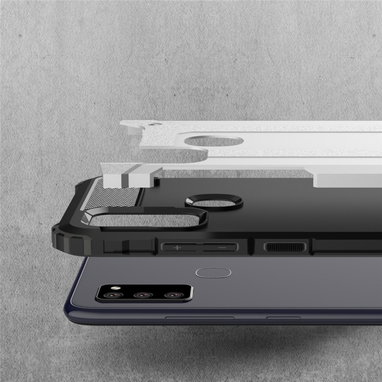 For Samsung Galaxy M51 Magic Armor TPU + PC Combination Case(Silver)