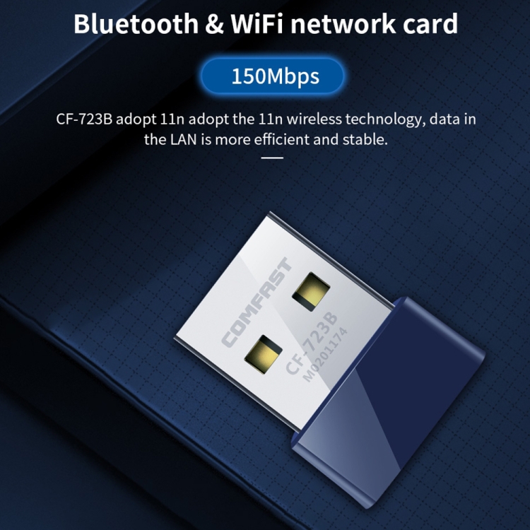 COMFAST CF-723B Mini 2 in 1 USB Bluetooth WiFi Adapter 150Mbps Wireless ...