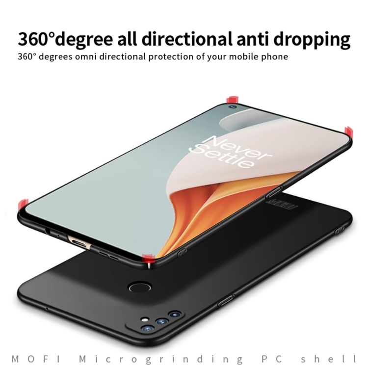 For OnePlus Nord N100 5G MOFI Frosted PC Ultra-thin Hard Case(Red)