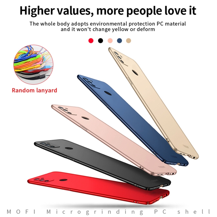 For OnePlus Nord N100 5G MOFI Frosted PC Ultra-thin Hard Case(Red)
