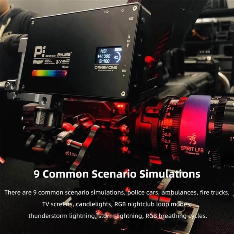 BL-P1 Portable RGB Pocket Fill Light Full Color 2500-8500K Photography ...
