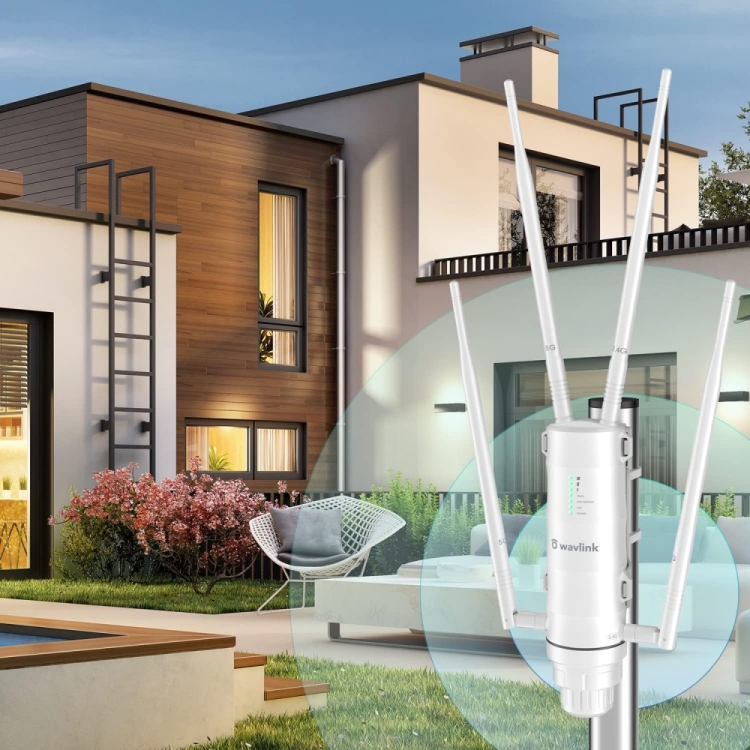 WAVLINK WN572HG3 With 4x7dBi Antenna AC1200 Outdoor WiFi Extender ...