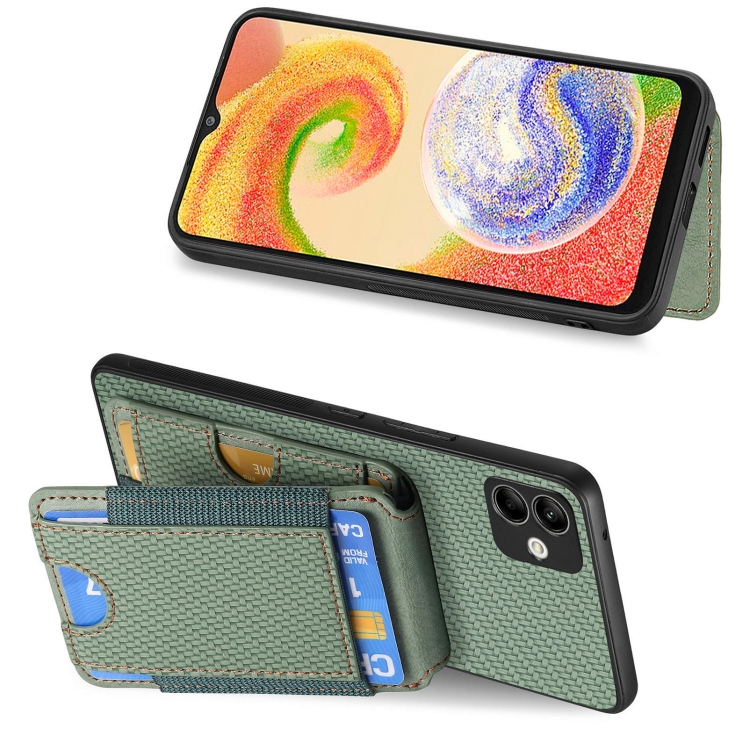 Para Samsung Galaxy A04 4G Funda para teléfono con soporte y billetera ...