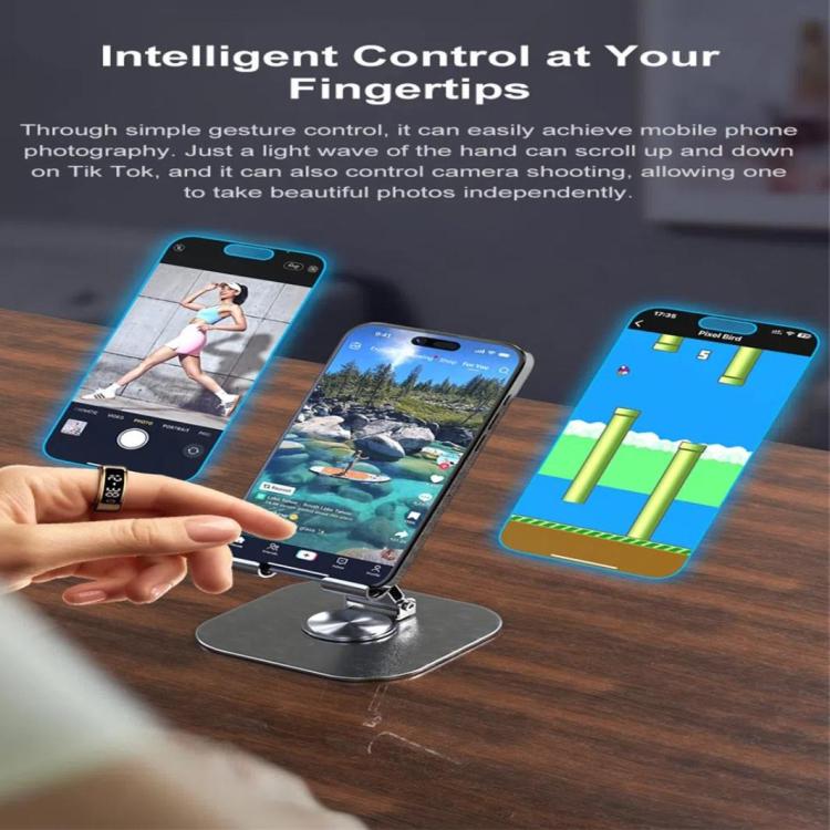 R11C SIZE 11 Smart Ring, Support Heart Rate / Blood Oxygen / Sleep ...