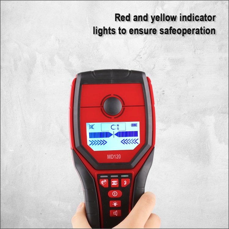 MD120 Multi-functional Wall Detector Find Metal Sensor Professional ...