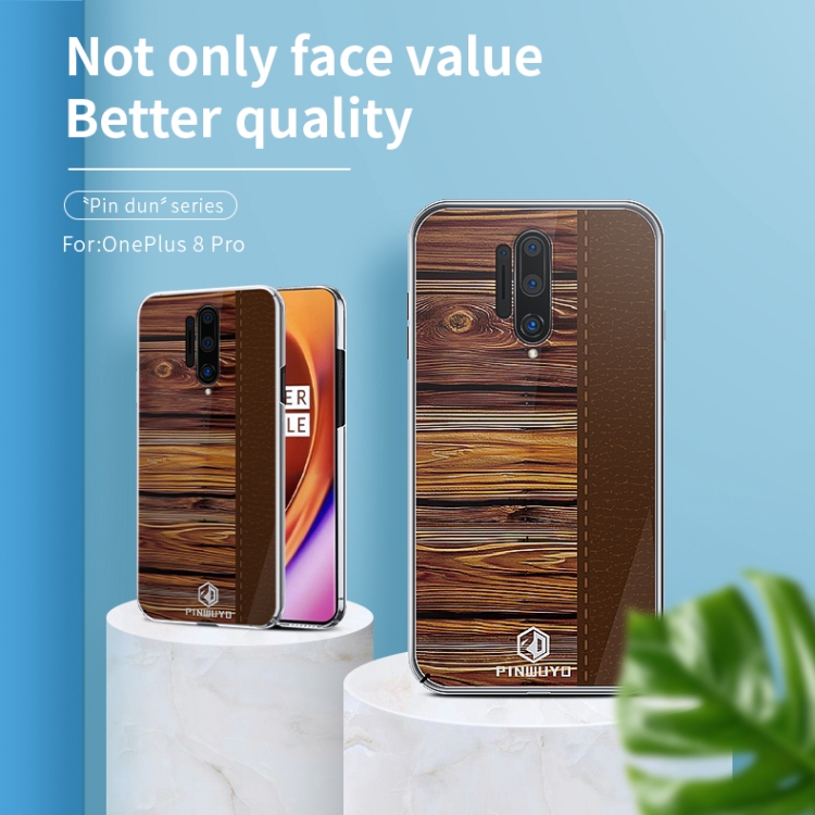 สำหรับ OnePlus 8 Pro Pinwuyo Pindun Series สลิม 3D กระพริบกรณีพีซีแบบ ...