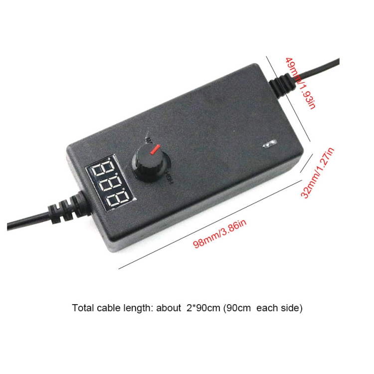 9V-24V 1A AC naar DC instelbare voedingsadapter Universele voeding ...