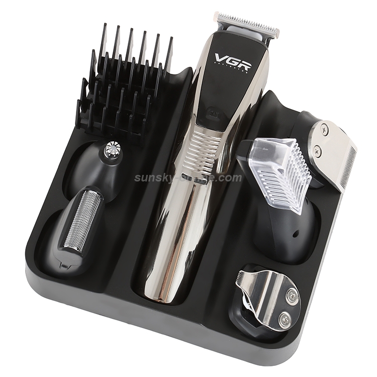 VGR V-029 10W 6 in 1 USB Multifunctional Hair Clipper