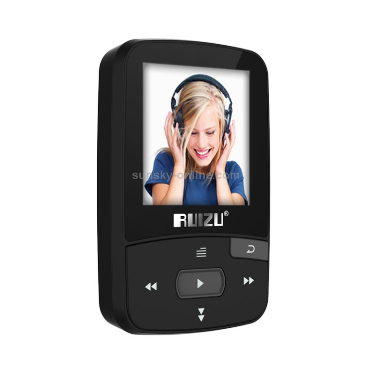 Original RUIZU X50 Sport Bluetooth MP3 Player 8GB Clip Mini with Screen ...