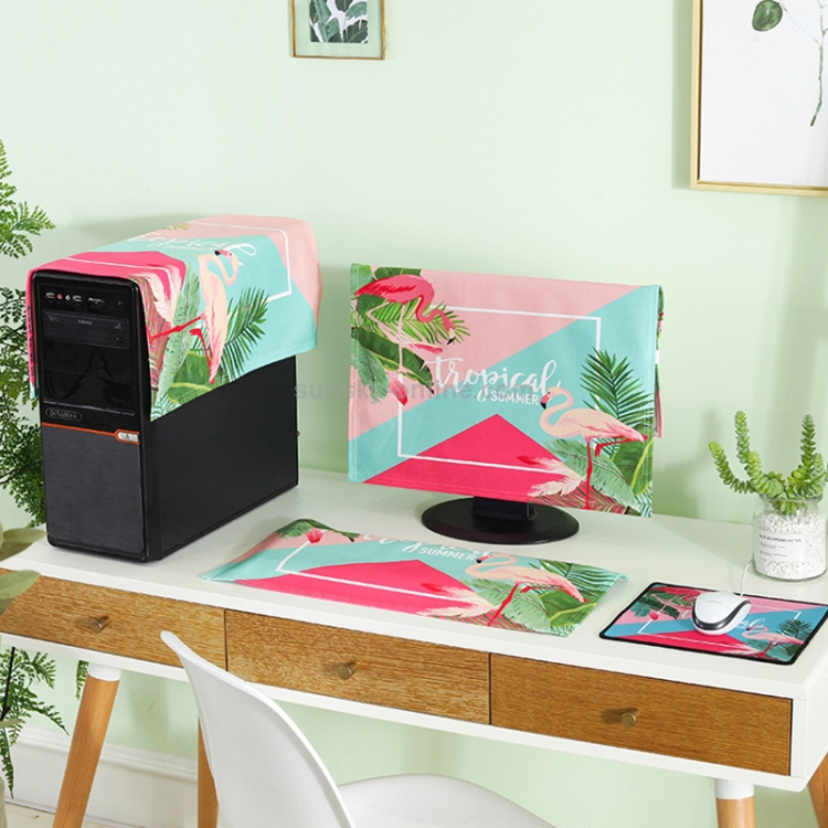 3 in 1 Simple Desktop Computer PC Dust Cover, Size: 23-24 inch ...