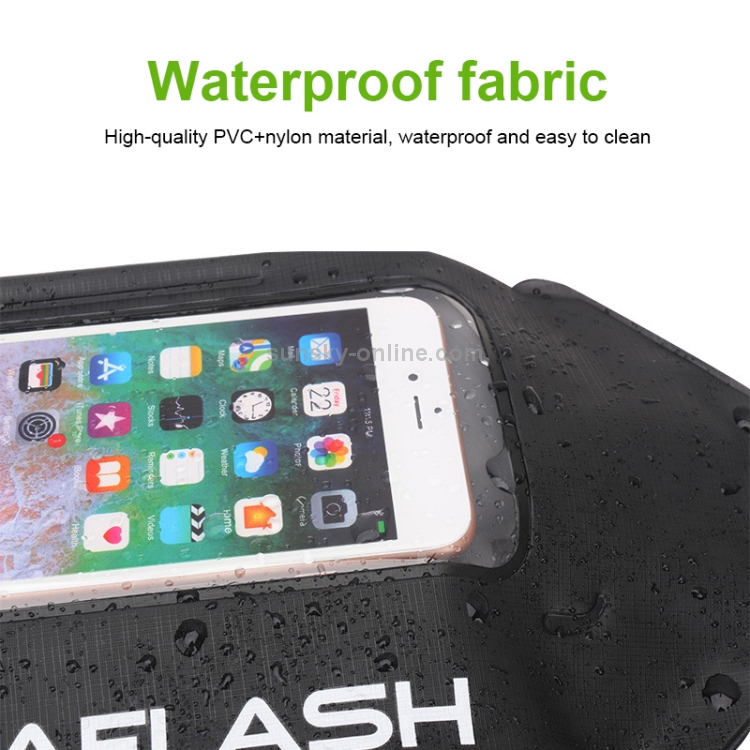 SEAFLASH Waterproof Riding Bag PVC Sports Waist Bag Crossbody Swimming ...