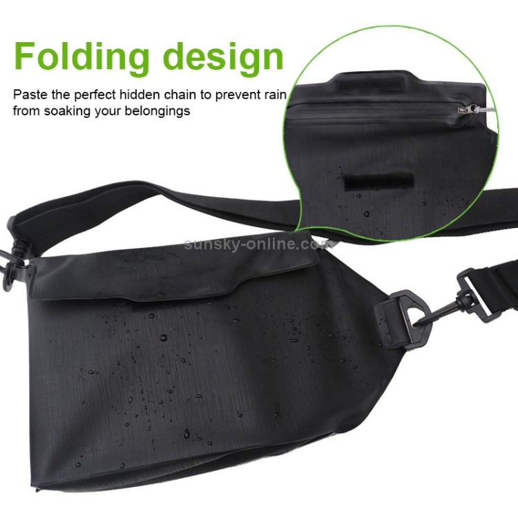 SEAFLASH Waterproof Riding Bag PVC Sports Waist Bag Crossbody Swimming ...