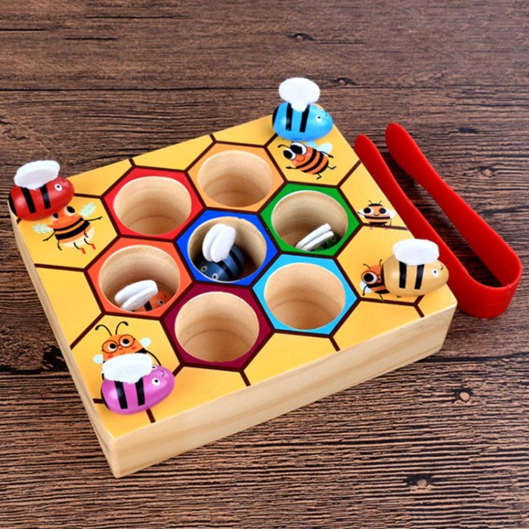 Wooden Beehive Games Montessori Early Childhood Education Color ...