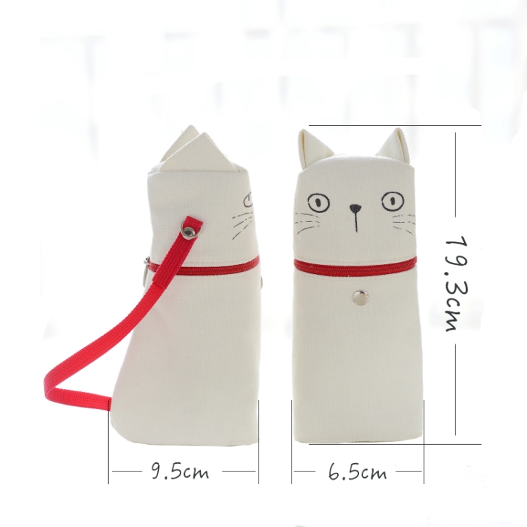 Cute Emoticon Printing Cat Pencil Box Big Capacity Pen Case School ...