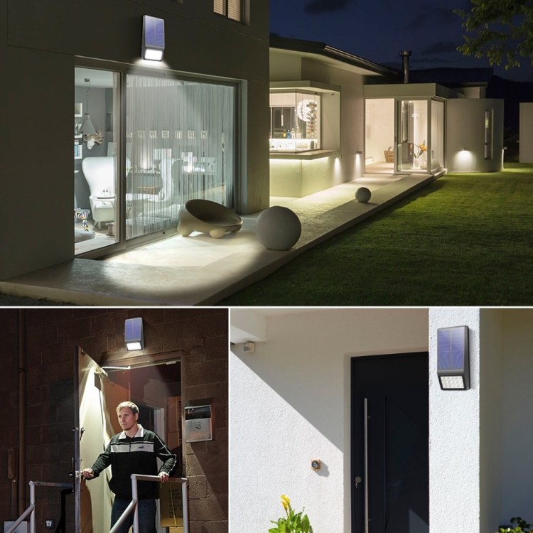 15 LEDs Light Control Outdoor IP65 โคมไฟติดผนัง LED พลังงานแสงอาทิตย์ ...