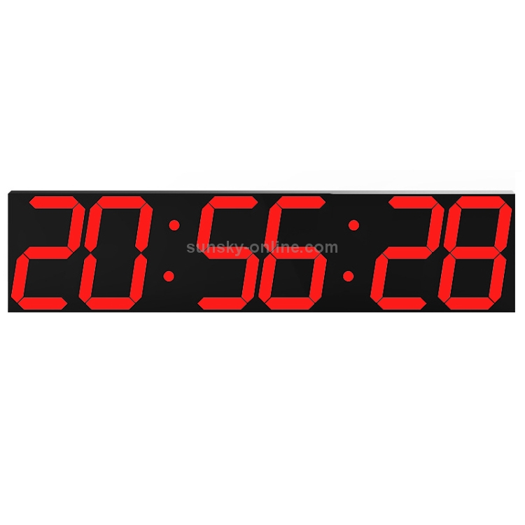 Creative LED Digital Wall Clock Multi-function WIFI Clock, Style:6 Bit ...