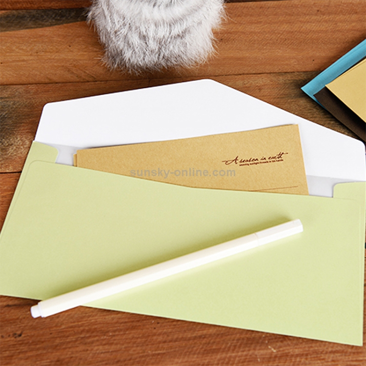 20 PCS Classical Kraft Envelopes Retro Envelope Blank Envelops Office ...