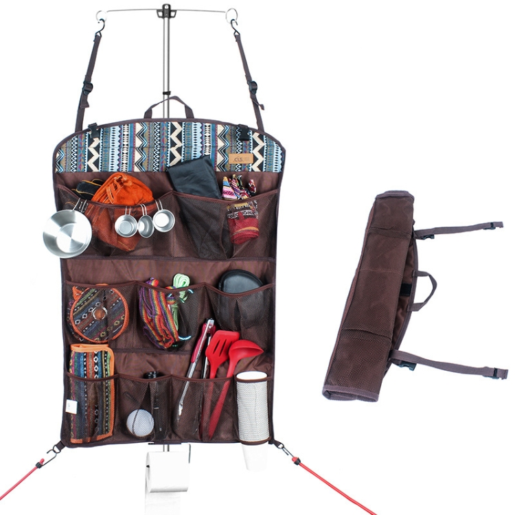 CLS Outdoor Multifunctional Storage Portable Hanging Bag Tent Storage ...