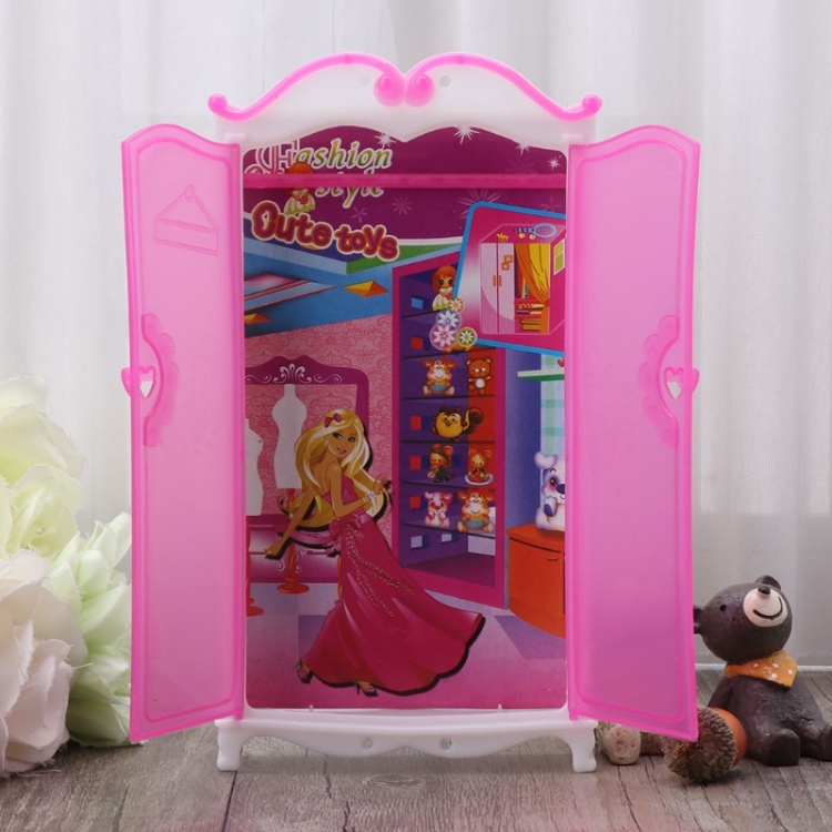 Princess Furniture Wardrobe Barbies Dolls Toys Doll House Closet Toys ...