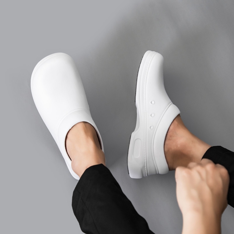 Chef Shoes Non-slip Kitchen Shoes Canteen Chef Cleaning Work Shoes ...