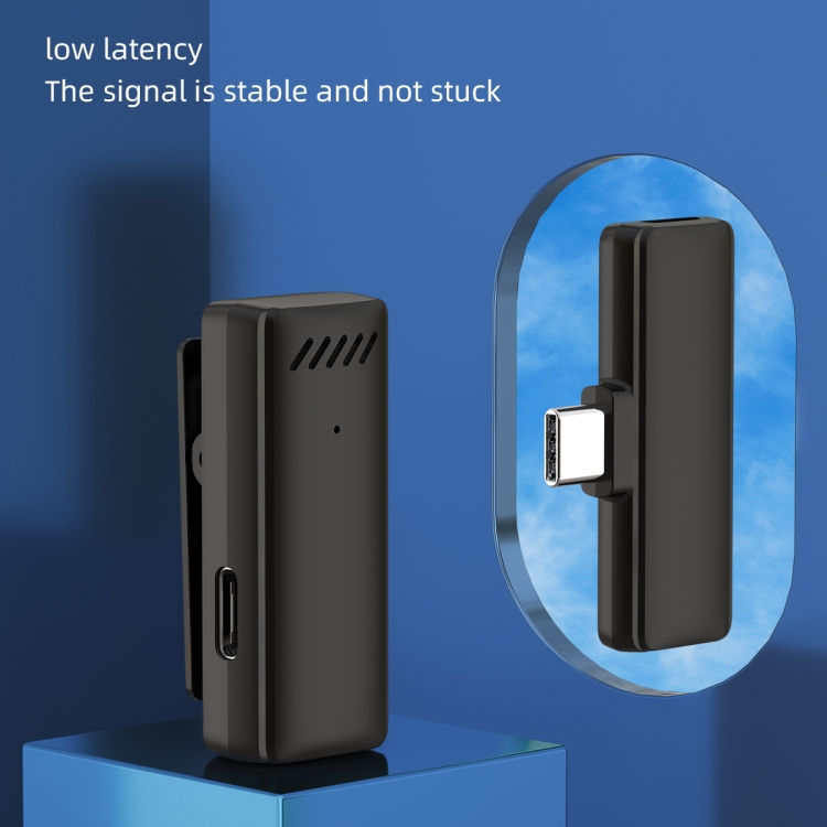 S13 Dual Microphone USB-C/Type-C Interface Wireless Lavalier Noise ...